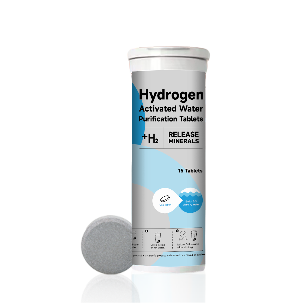 Hydrogen Activated Water Purification Tablet（One bottle of 15 tablets ...
